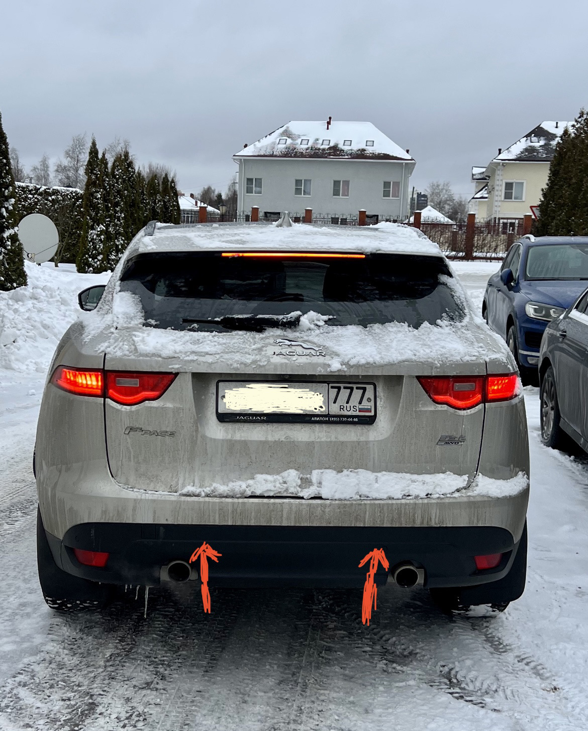 Замена заднего парктроника — Jaguar F-Pace, 3 л, 2016 года | визит на ...