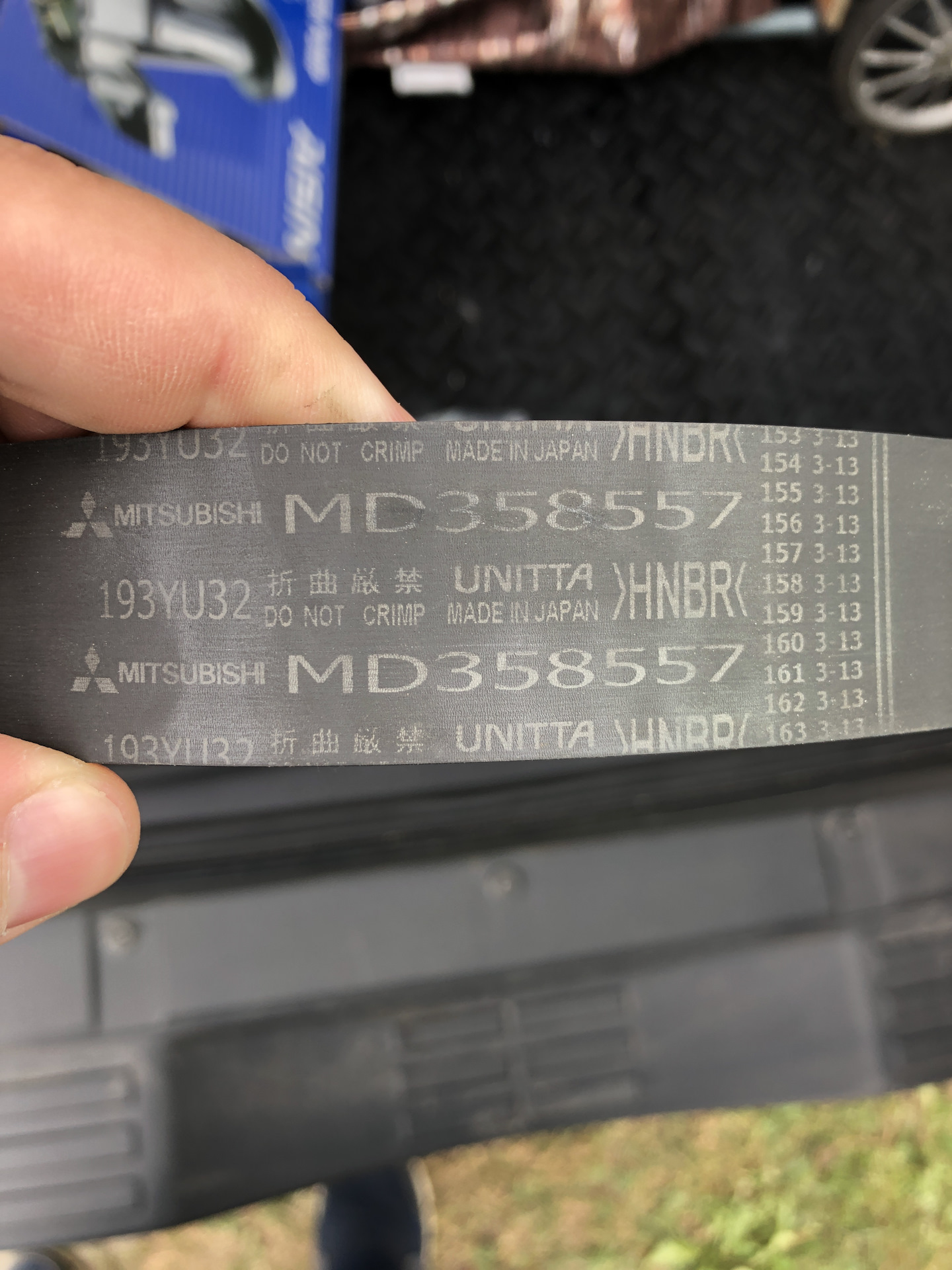 Замена деталей ГРМ — Mitsubishi Pajero (4G), 3 л, 2013 года | плановое ...