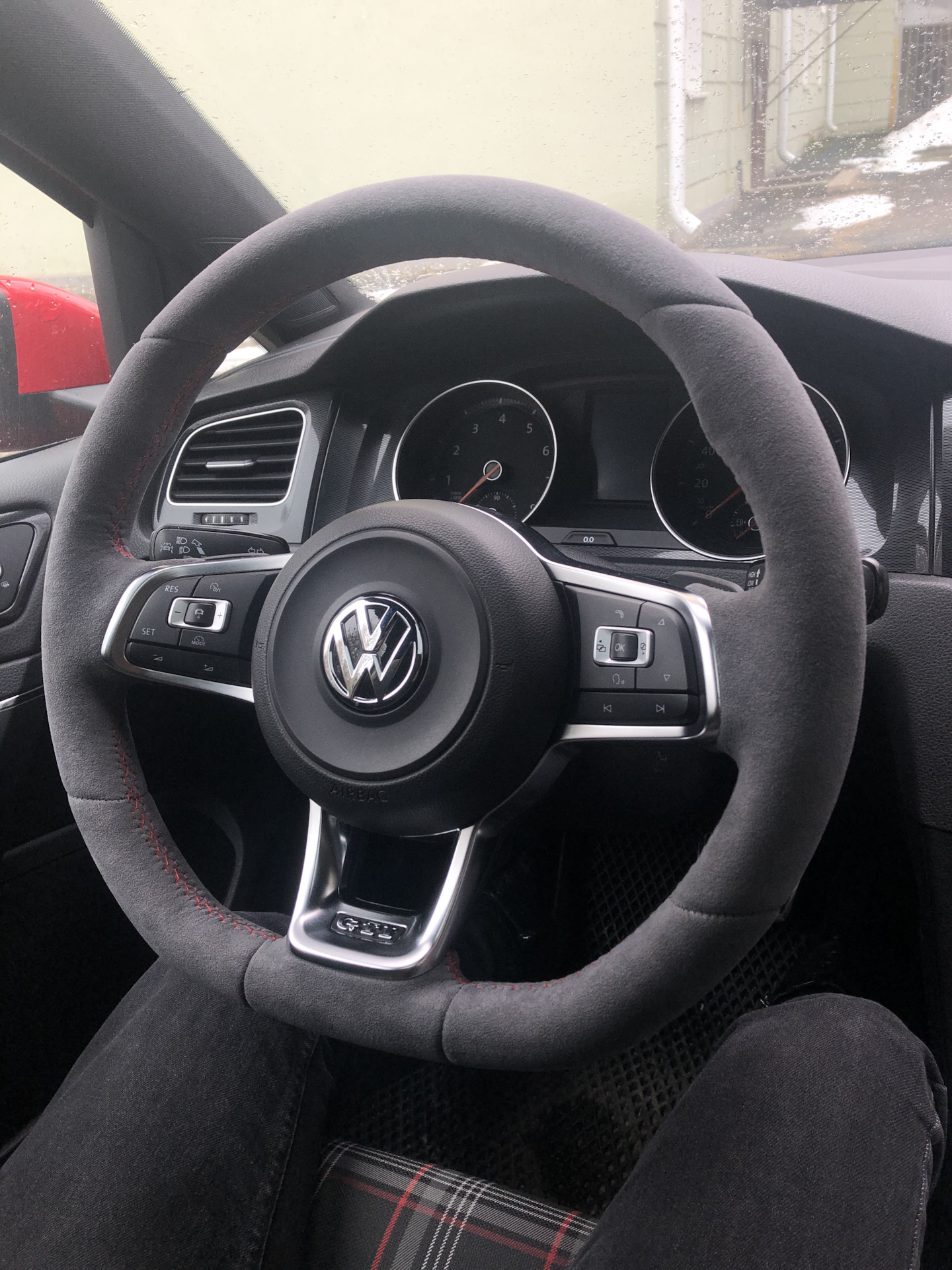 Руль алькантара part2 — Volkswagen Golf GTI Mk7, 2 л, 2014 года ...