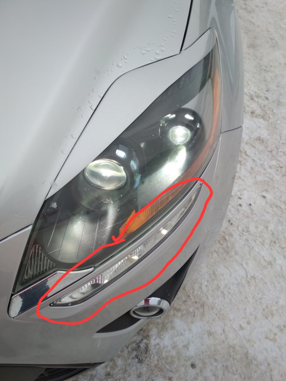 Реснички с дхо — Ford Kuga (1G), 2,5 л, 2011 года | тюнинг | DRIVE2