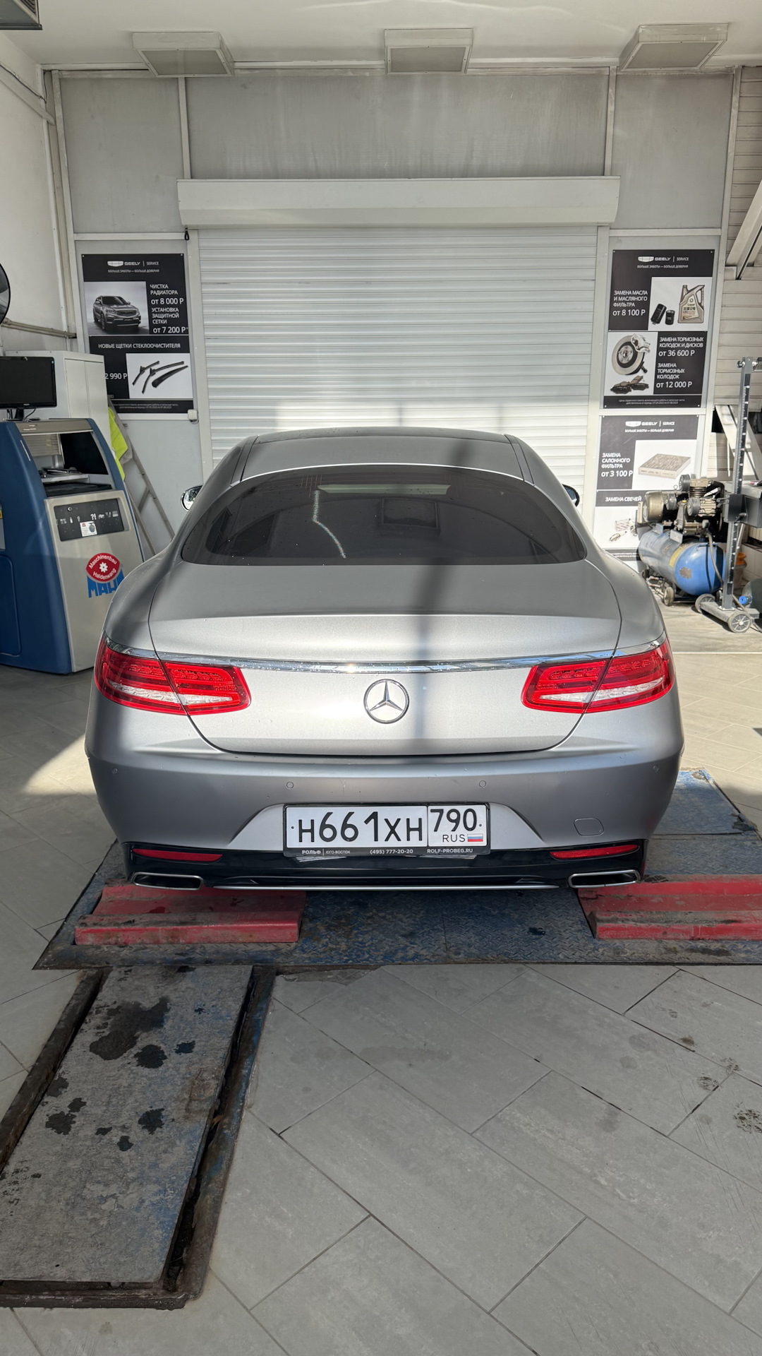 Прохождение техосмотра на Mercedes C217 — Mercedes-Benz S-Class Coupe ...