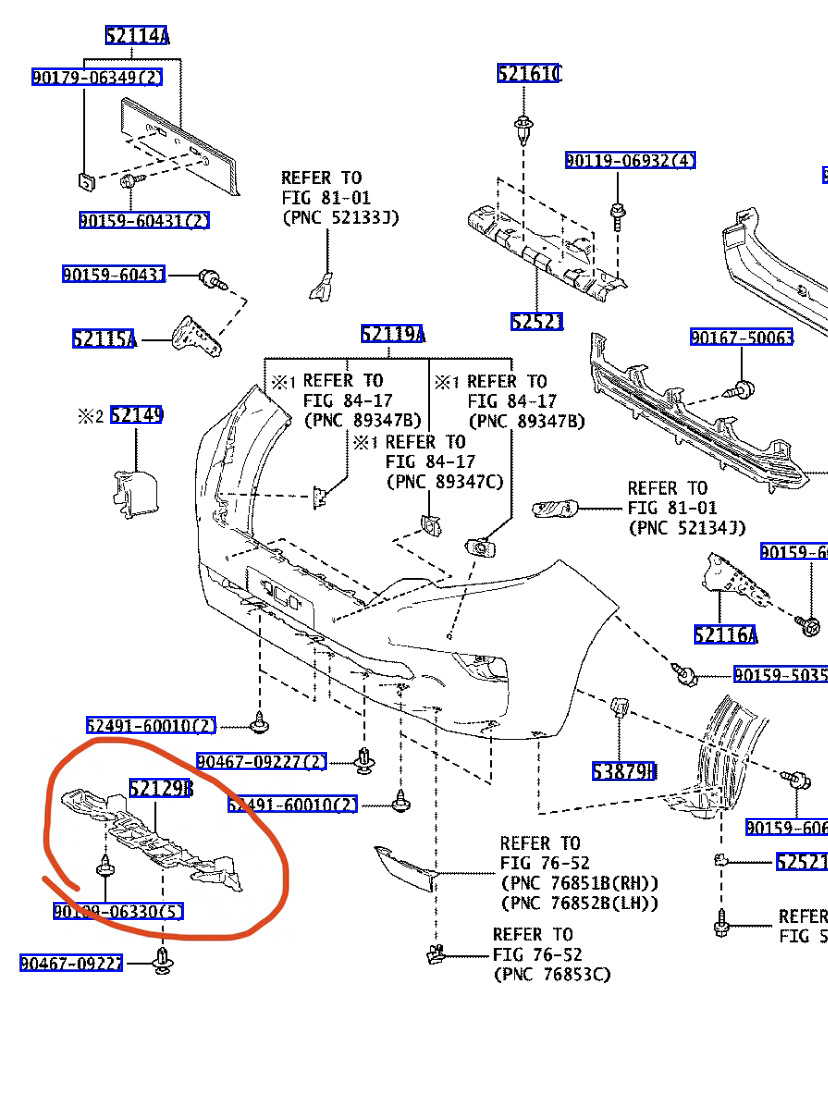 5212960060 Бампер TOYOTA LEXUS | Запчасти на DRIVE2