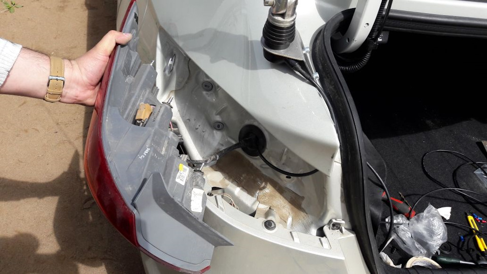 #196 Рация в Hyundai Elantra 6 (VI) + антенна на кронштейне — Chevrolet ...