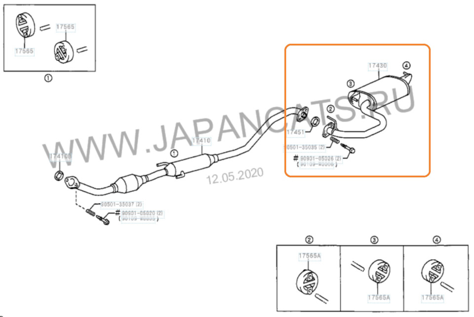 Глушитель от 2.0 на 1.8 — Toyota Avensis II, 1,8 л, 2004 года | своими ...