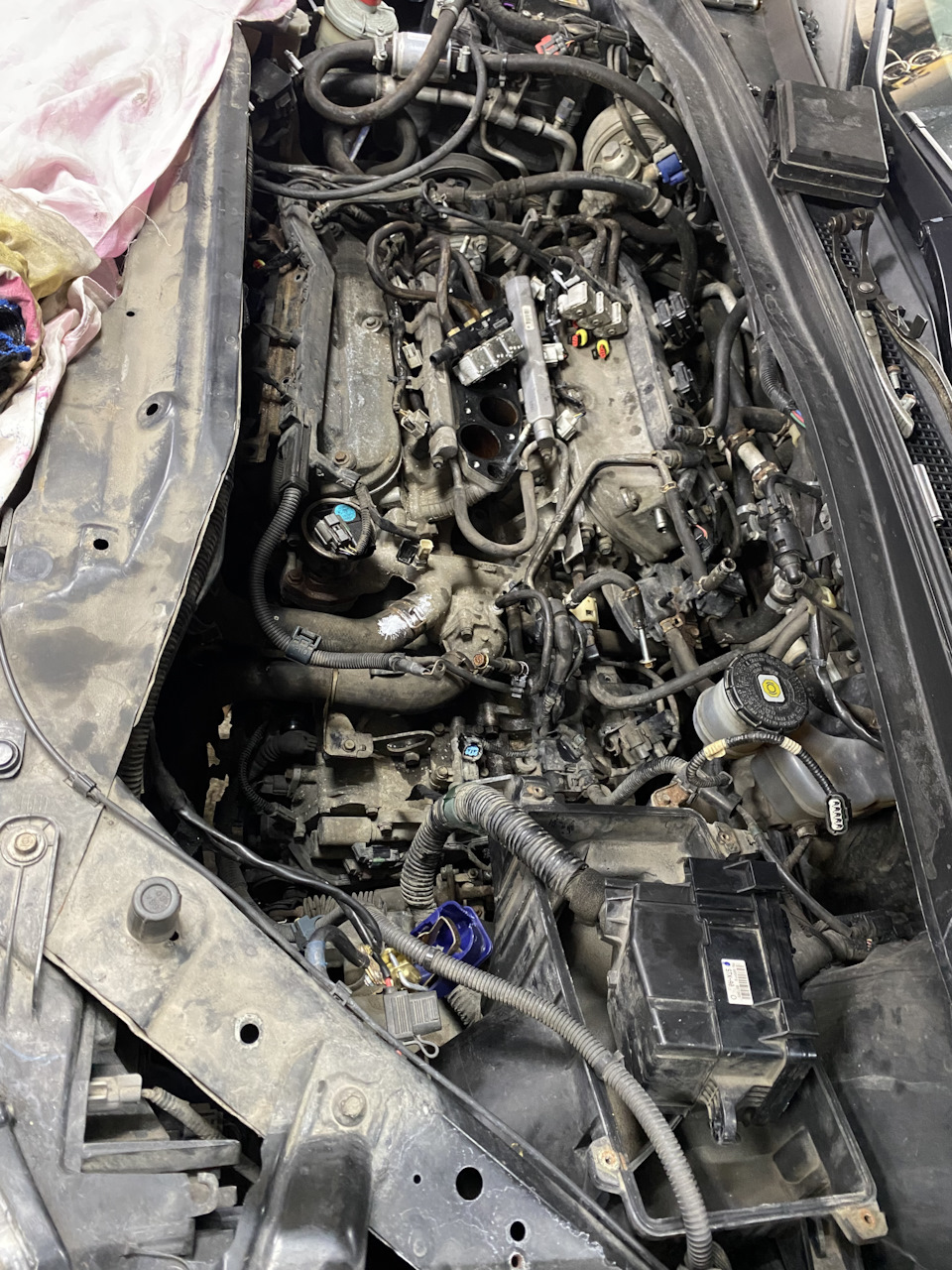 Демонтаж двигателя j37a1 — Acura MDX (2G), 3,7 л, 2009 года | поломка ...