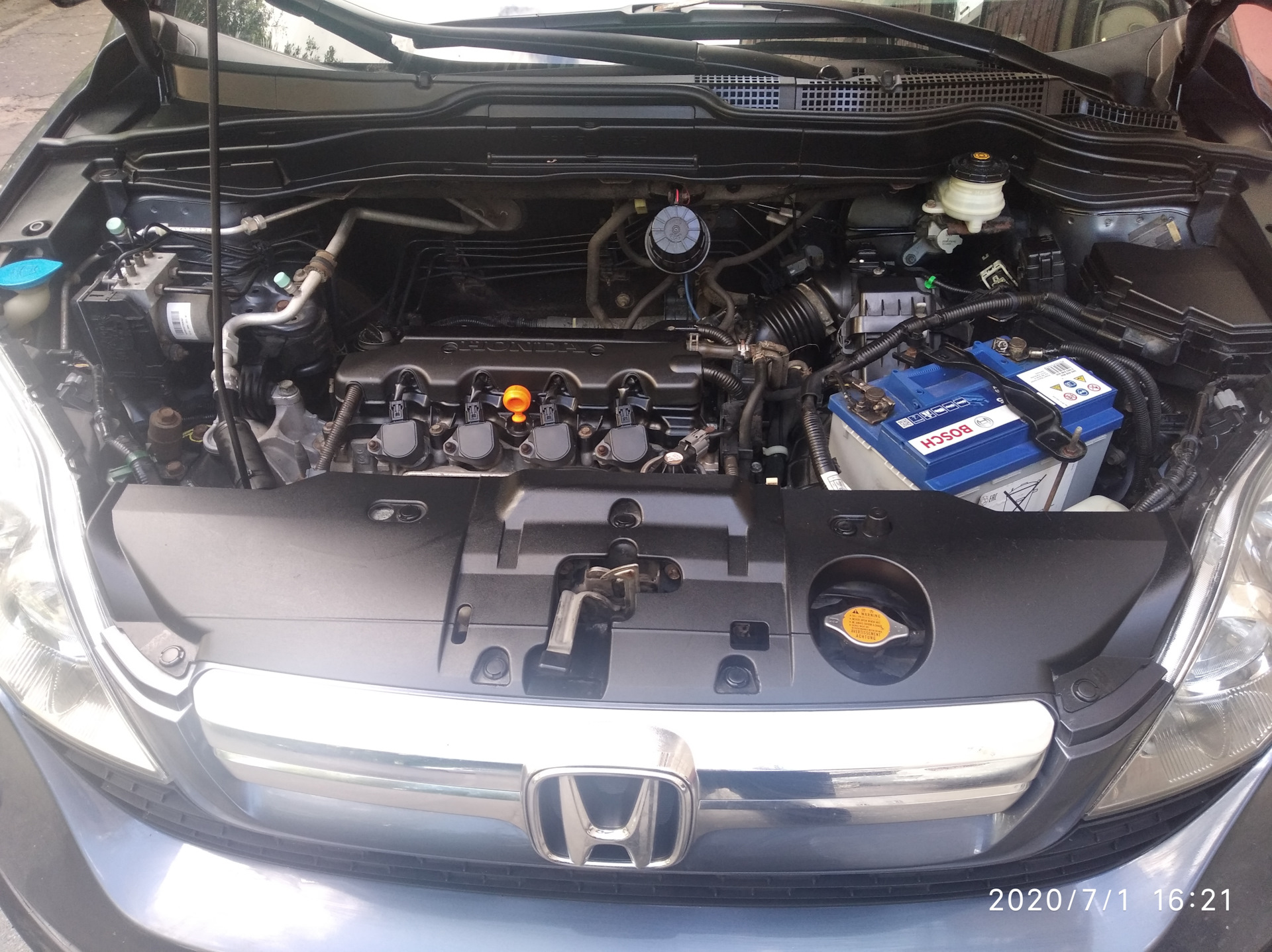 Паранойя чистого мотора! — Honda CR-V (RE), 2 л, 2007 года | мойка | DRIVE2