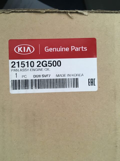215102G500 Масляный поддон двигателя KIA HYUNDAI | Запчасти на DRIVE2