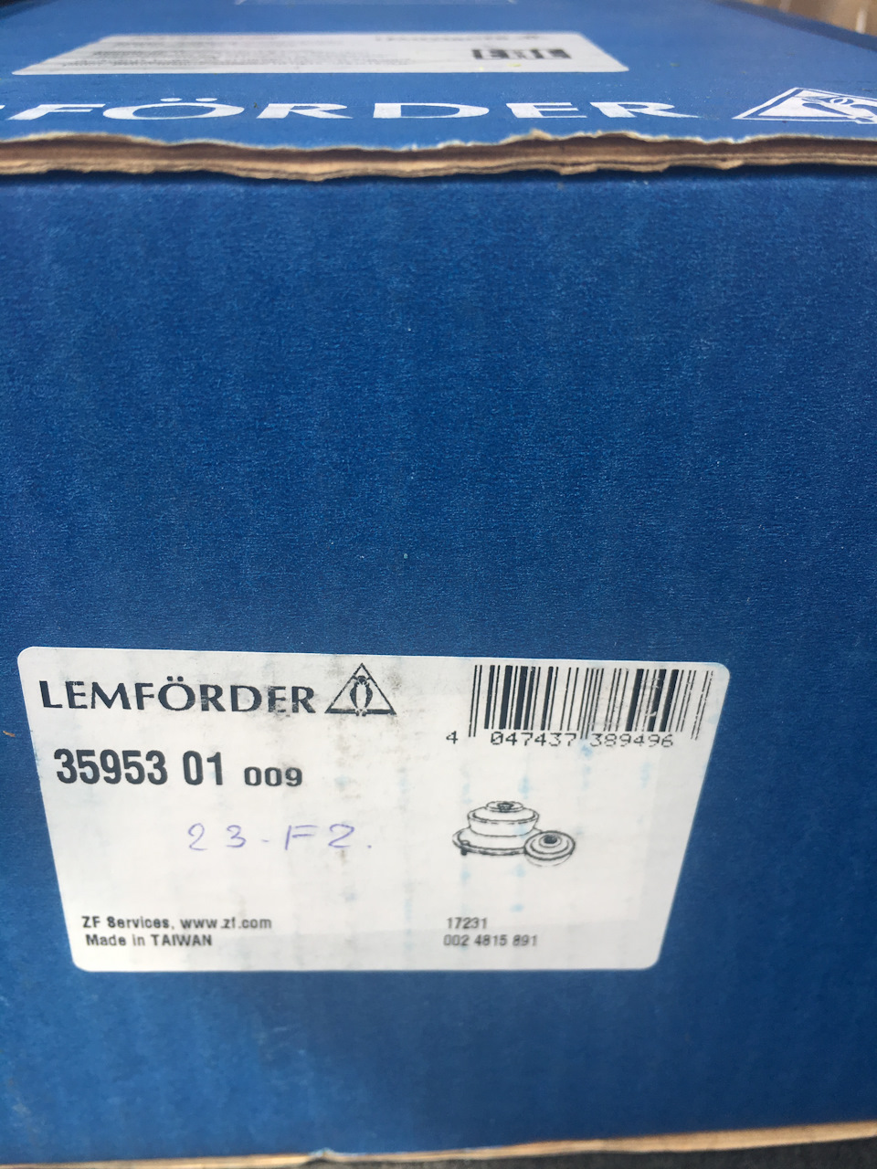 3595301 Сайлентблок рычага подвески LEMFORDER | Запчасти на DRIVE2