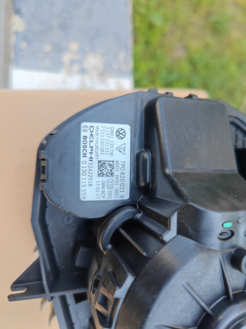 7P0820021B Вентилятор салона VAG | Запчасти на DRIVE2