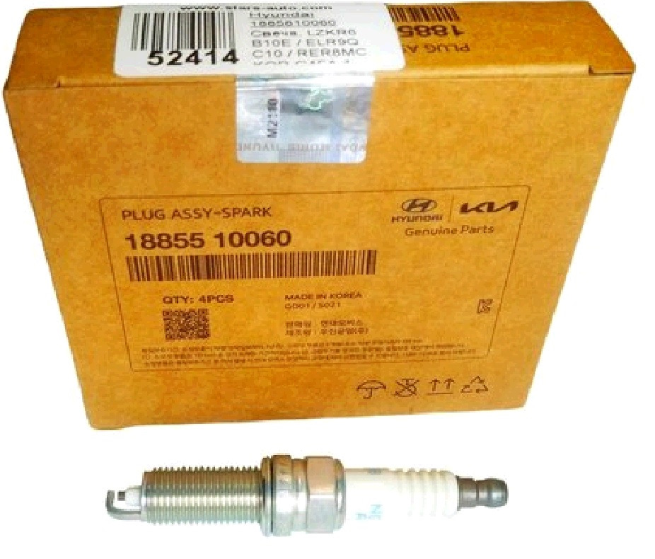 Свечи зажигания 18855-10060 (LZKR6B10E) для G4FG (1.6L) D-CWT — Hyundai ...