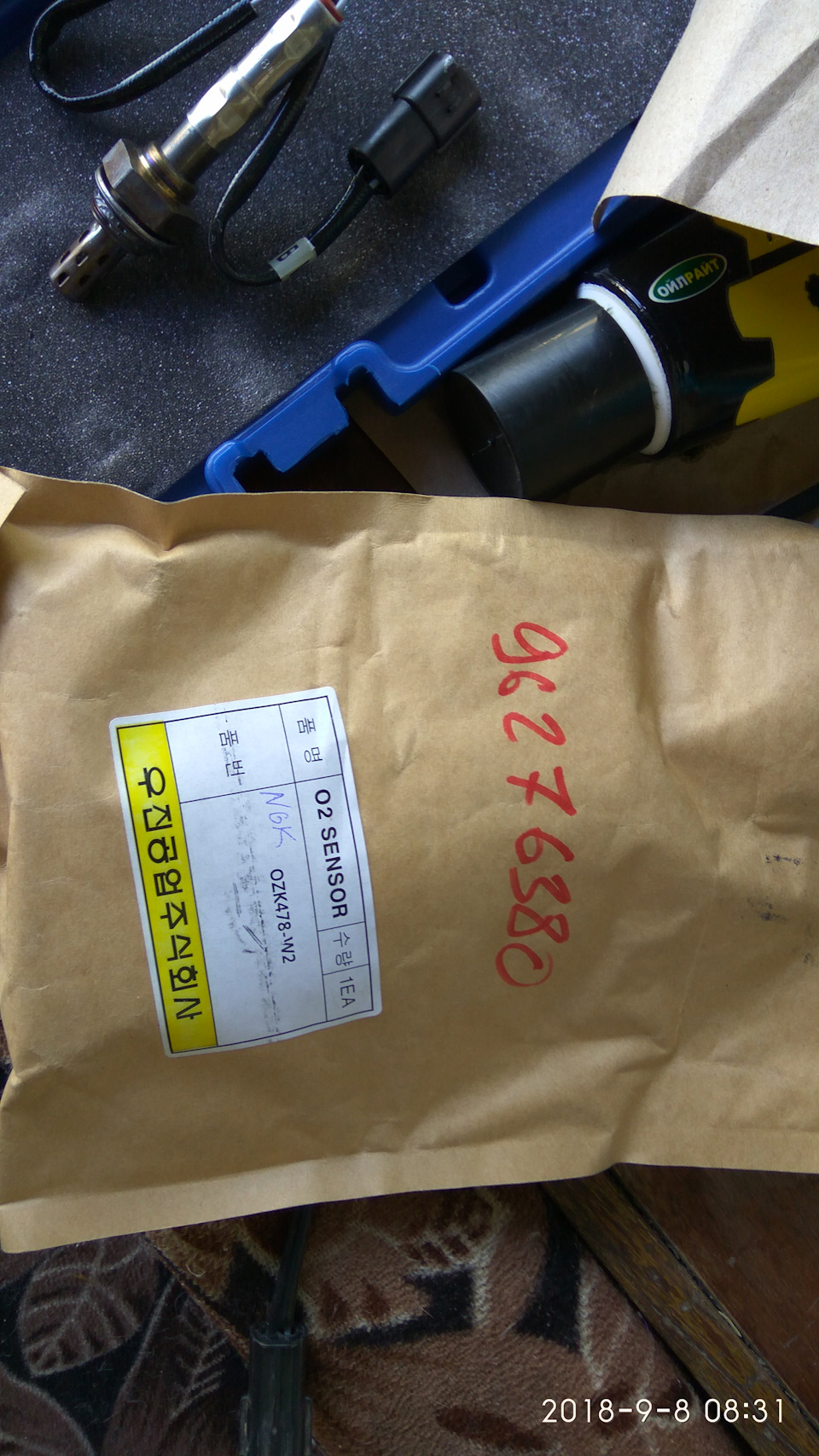 96276380 Кислородный датчик GM | Запчасти на DRIVE2