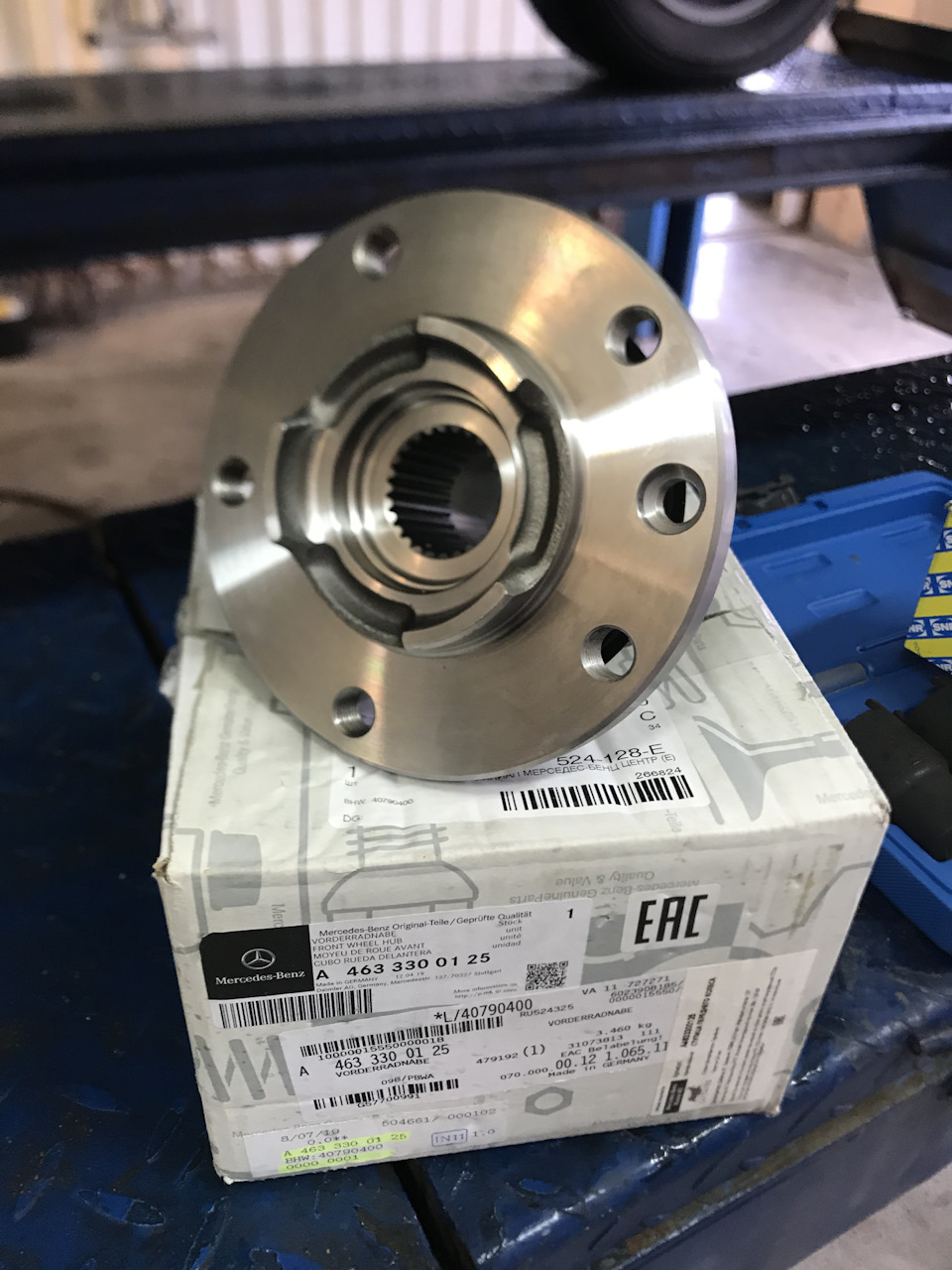 A4633300125 Ступица переднего колеса Mercedes | Запчасти на DRIVE2