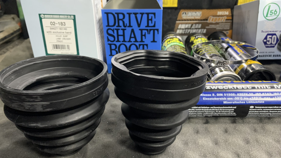 ☑ Замена пыльников привода и смазки для триподов Прадо120 ☑ — Toyota ...