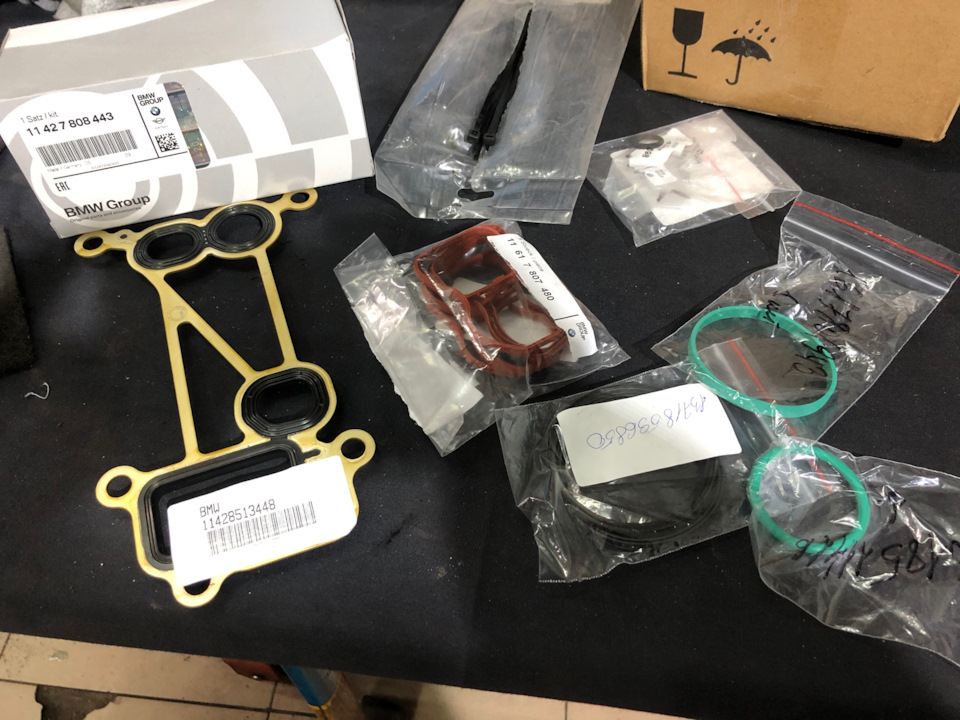 Прокладка теплообменника, чистим впуск, меняем ГУР и масло — BMW X6 ...