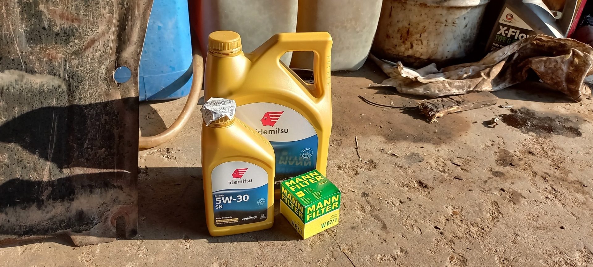 Engine oil — Subaru Impreza (GD/GG), 2 л, 2007 года | плановое ТО | DRIVE2