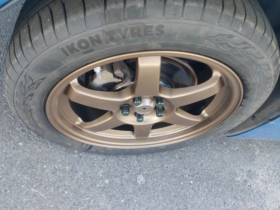 Rays TE37 в Highland Bronze полуматовый лак — Toyota Prius (50), 1,8 л ...