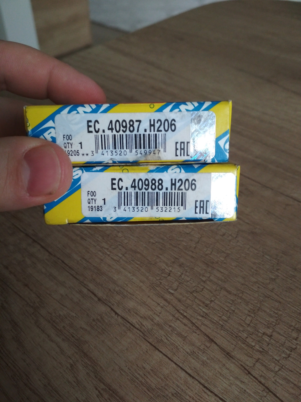 EC40987H206 Подшипник КПП конический NTN-SNR | Запчасти на DRIVE2