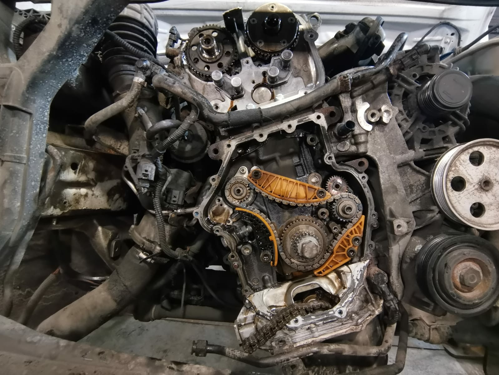 Замена цепи, катаем дальше. — Audi Q5 (1G), 2 л, 2010 года | плановое ...