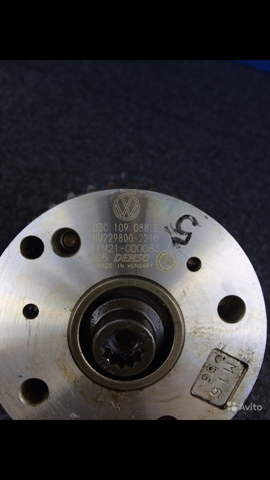 03C109088E Регулятор фаз газораспределения VAG | Запчасти на DRIVE2