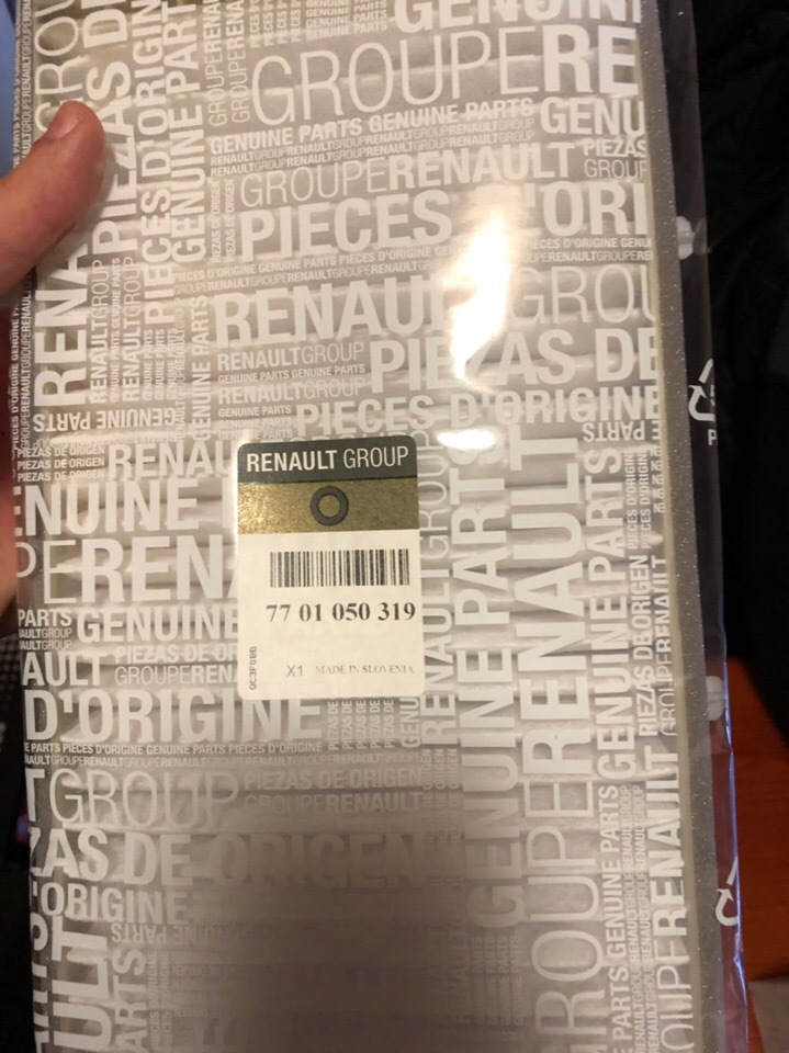 7701050319 Фильтр вентиляции салона RENAULT | Запчасти на DRIVE2