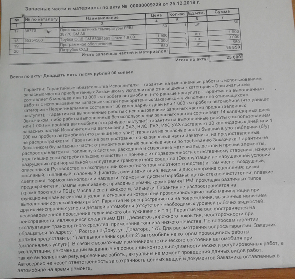 Прокладки теплообменника, темостат на 92 градуса, корпус термостата ...