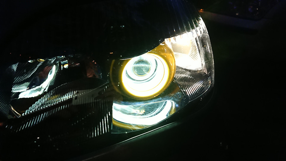 Ночной вид фар и качество освещенности — Chevrolet Niva (1G), 1,8 л ...