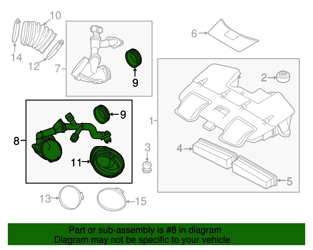 13717848152 Коробка воздухопритока BMW | Запчасти на DRIVE2