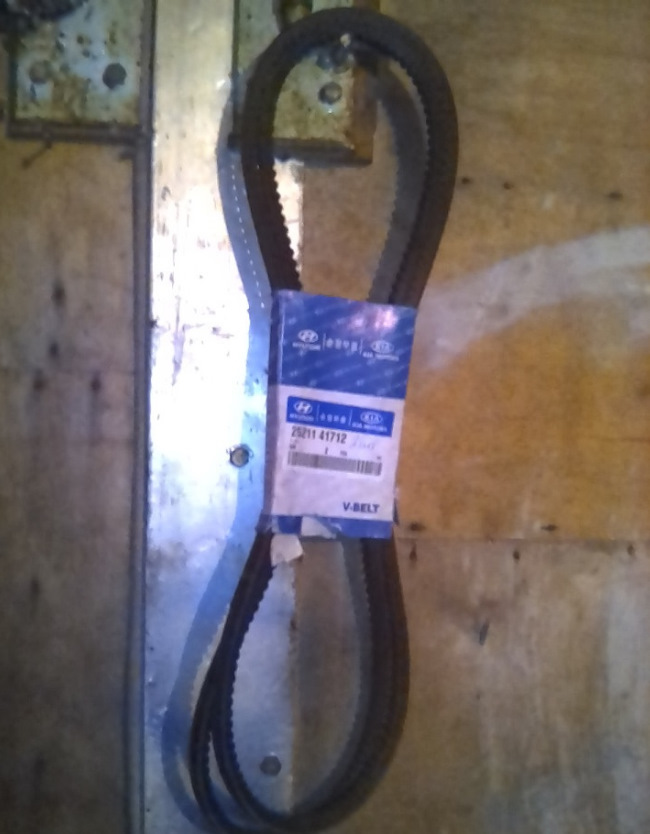 2521141712 ПРИВОДНОЙ РЕМЕНЬ L=75СМ KIA HYUNDAI | Запчасти на DRIVE2