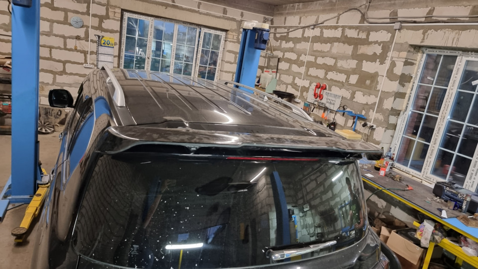 Задний спойлер установка — Nissan Patrol (Y62), 5,6 л, 2012 года ...
