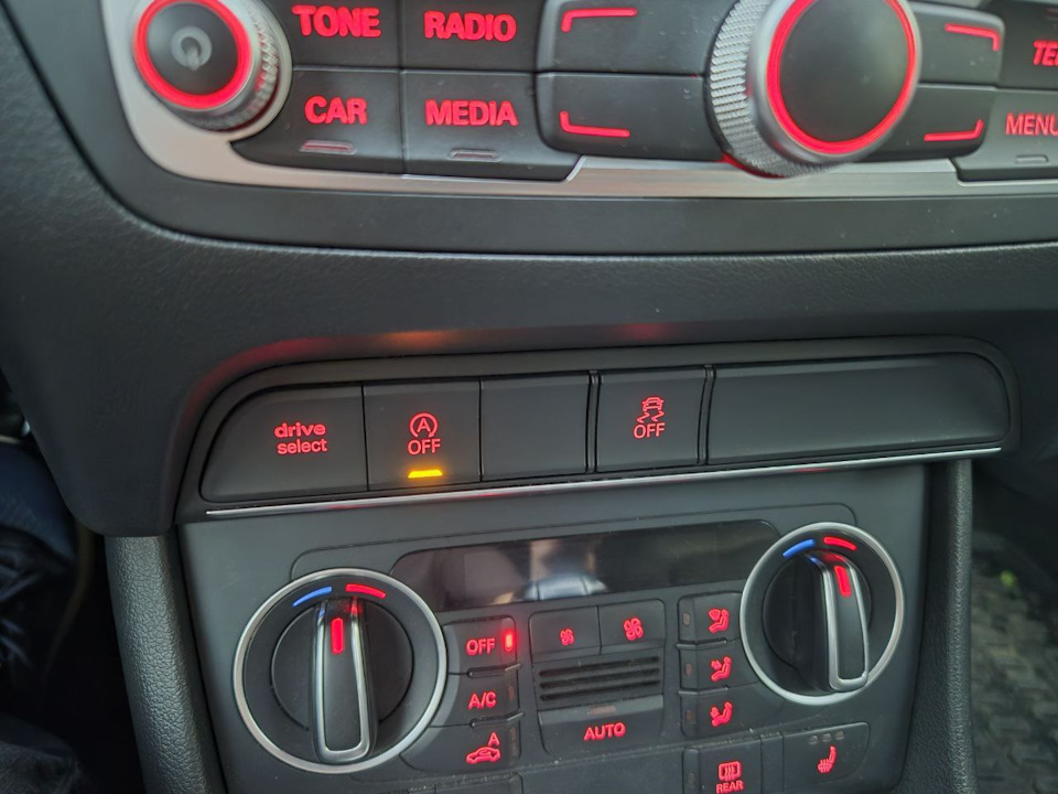 #3 Start/Stop off — Audi Q3 (1G), 1,4 л, 2016 года | электроника | DRIVE2