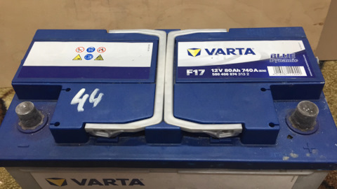 5804060743132 Аккумулятор автомобильный Varta Blue Dynamic F17 6СТ-80 VARTA | Запчасти на DRIVE2