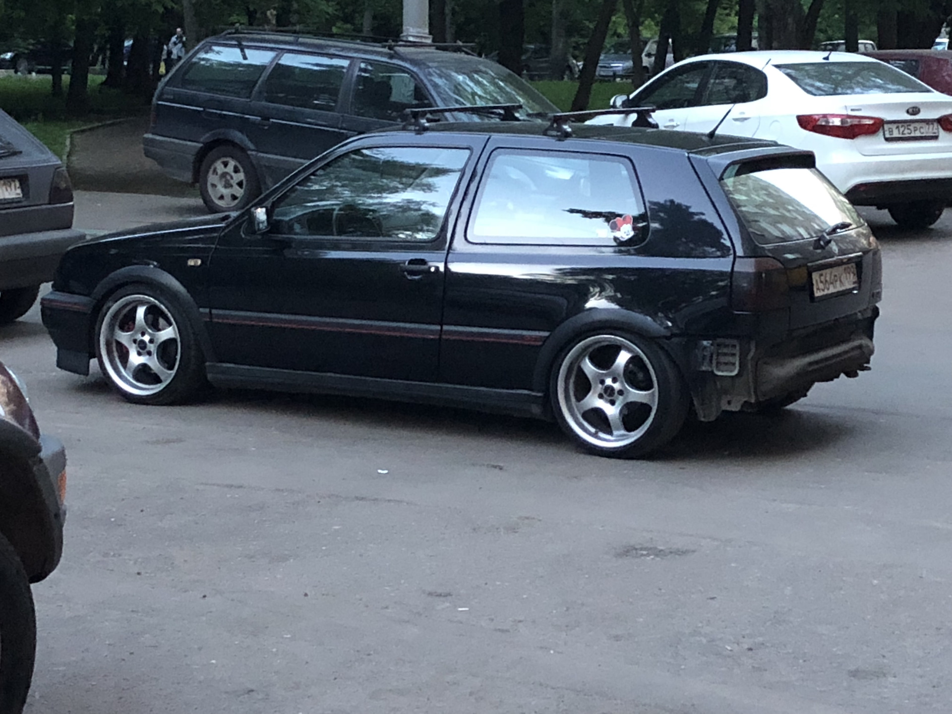 Покраска заднего бампера — Volkswagen Golf GTI Mk3, 2 л, 1996 года ...