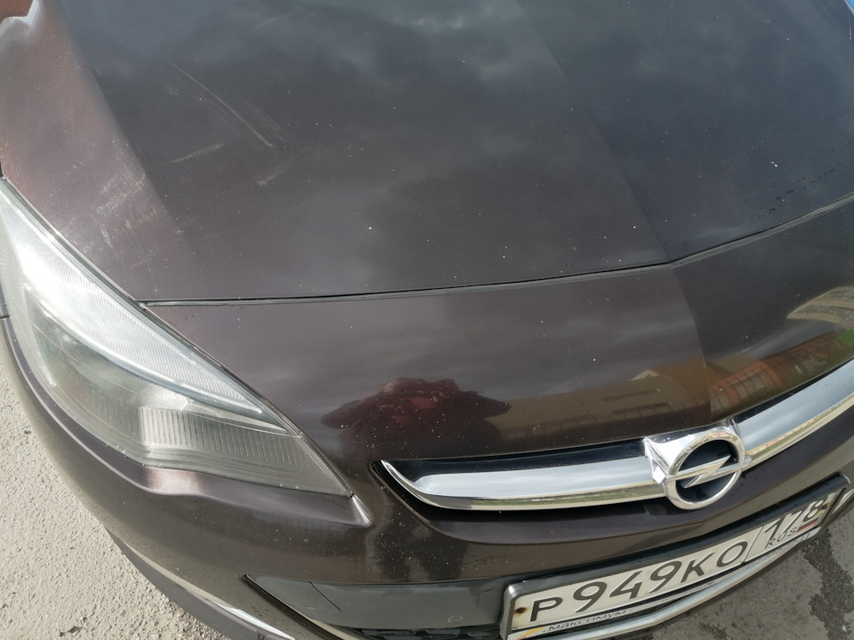Замена термостата, уплотнитель капота — Opel Astra J, 1,6 л, 2014 года ...