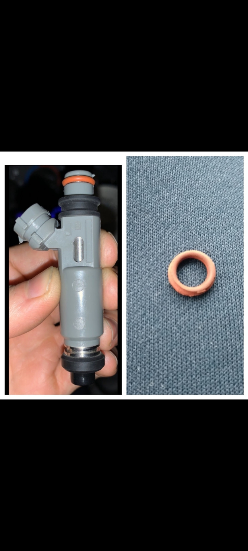 🔧Уплотнитель — изолятор вибраций форсунки двигателя — Toyota Corolla ...