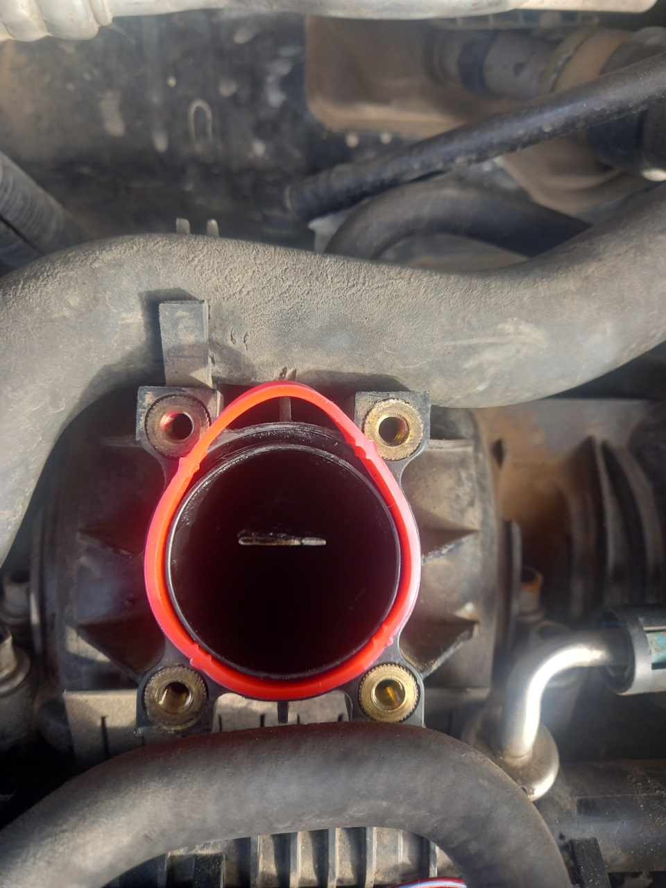 Температура двигателя, Прокладка дроссельной заслонки — Opel Corsa C, 1 ...