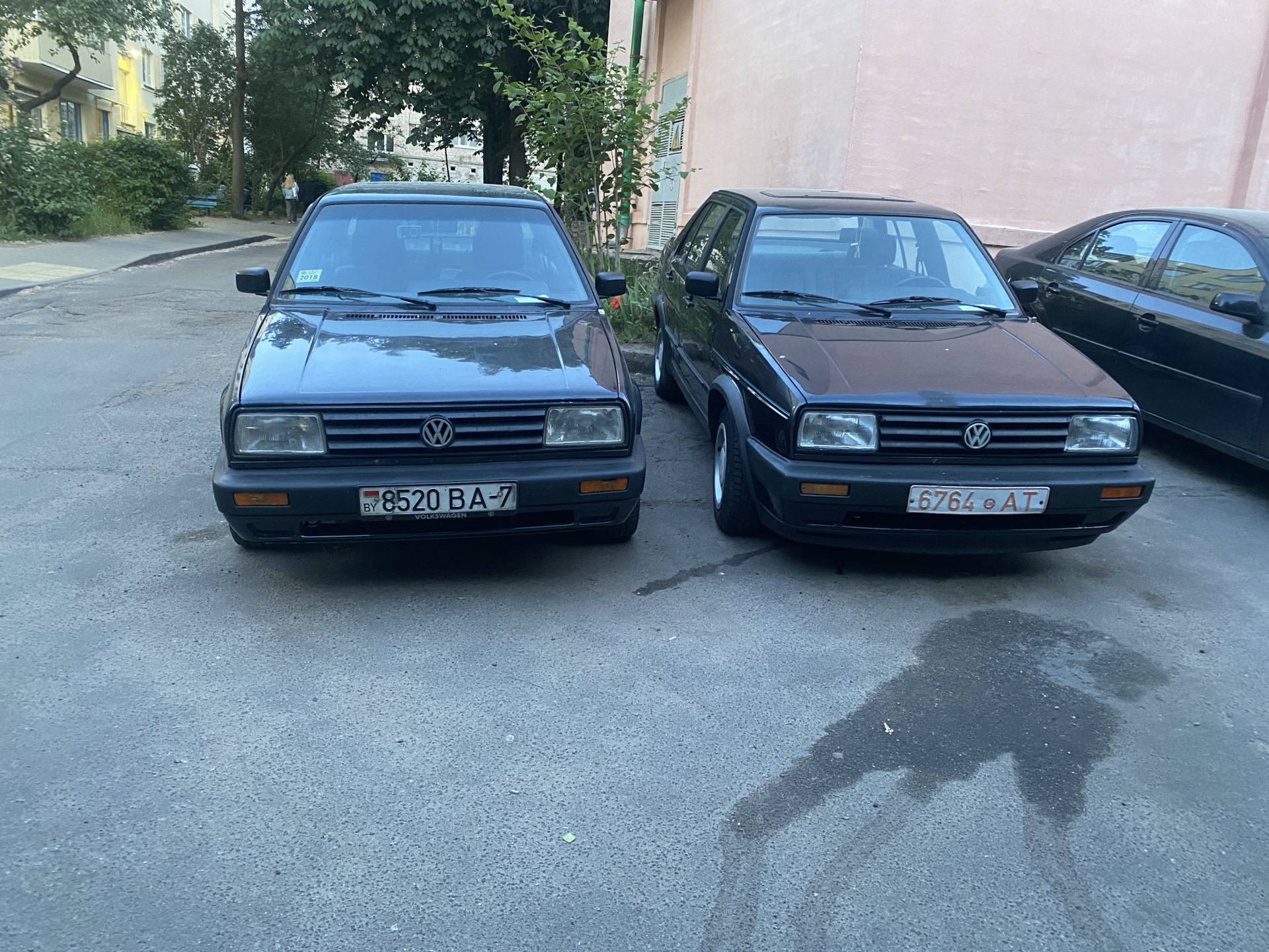2-X Jettas Royal Blue — Volkswagen Jetta II, 1,6 л, 1990 года | просто ...