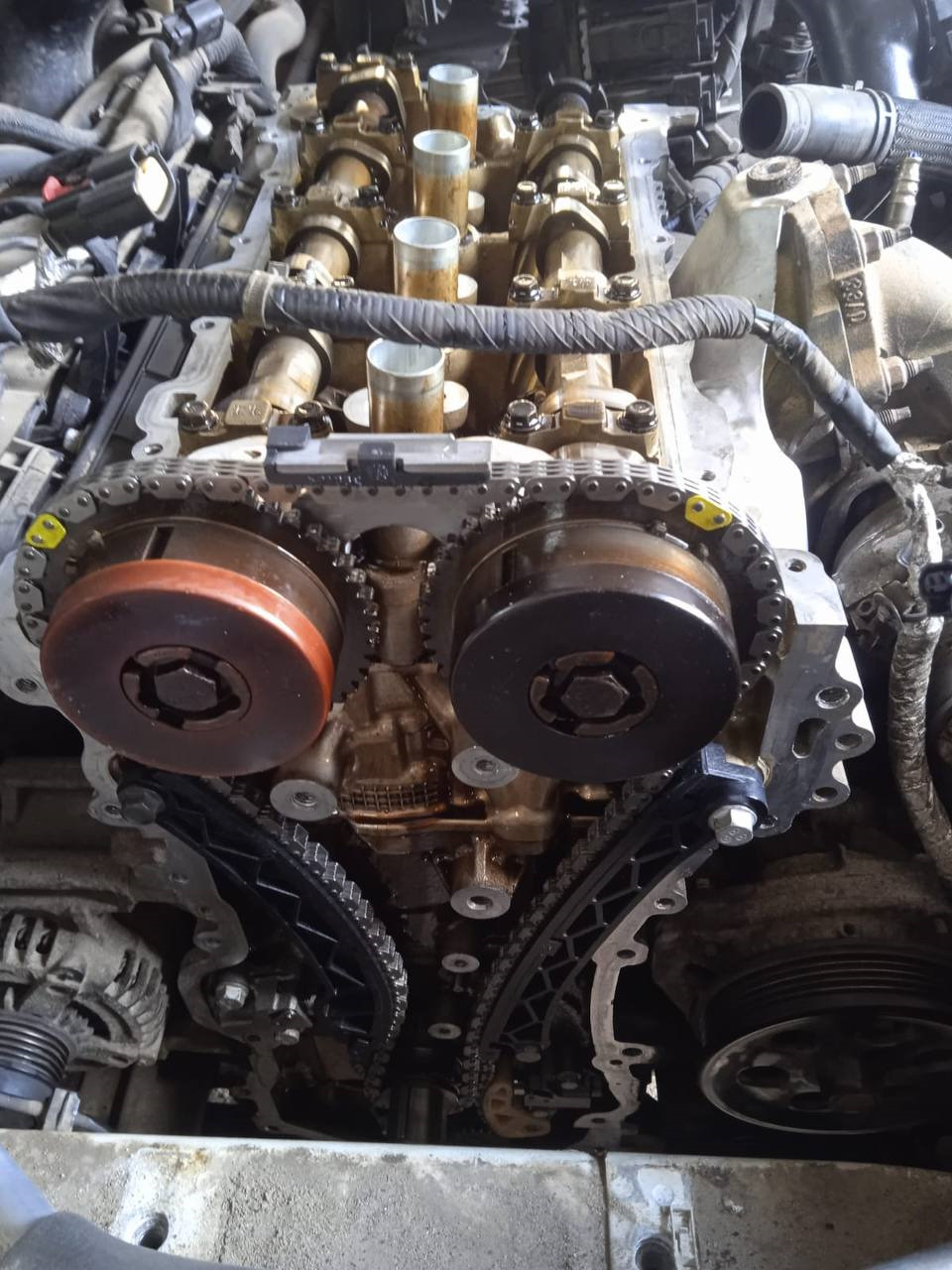 Замена цепи ГРМ на 2.0 NHT (LTG) — Opel Insignia (1G), 2 л, 2014 года ...