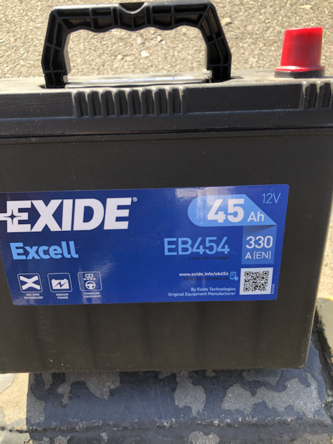 EB454 АКБ Excell 45Ah 300A 234x127x220 (-+) EXIDE | Запчасти на DRIVE2