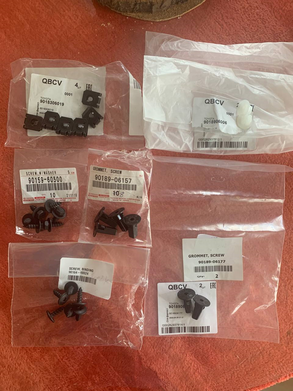 9018906006 Клипса пластиковая TOYOTA LEXUS | Запчасти на DRIVE2