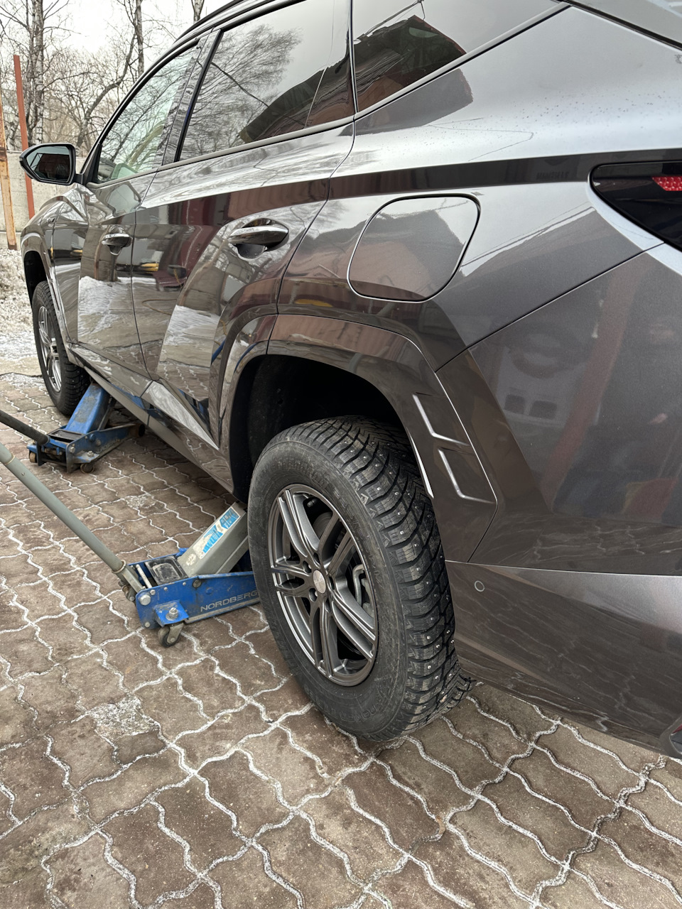 Зимняя резина и диски — Hyundai Tucson (4G), 2 л, 2022 года | колёсные ...