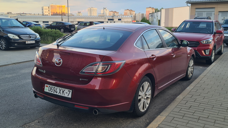 Mazda 6 (2G) GH 2.0 бензиновый 2008 | Copper Red на DRIVE2