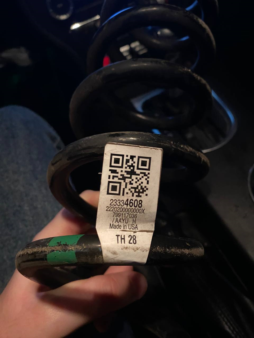 23334608 Rear Coil Spring GM | Запчасти на DRIVE2