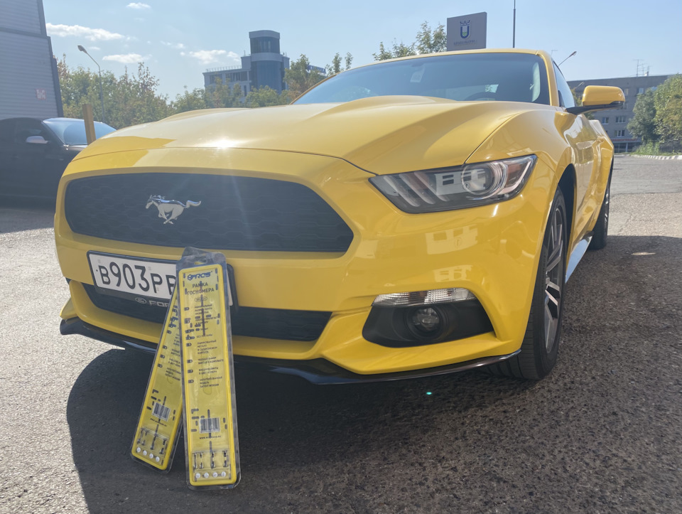 #3 Силиконовые рамки RCS — Ford Mustang (6G), 2,3 л, 2016 года ...
