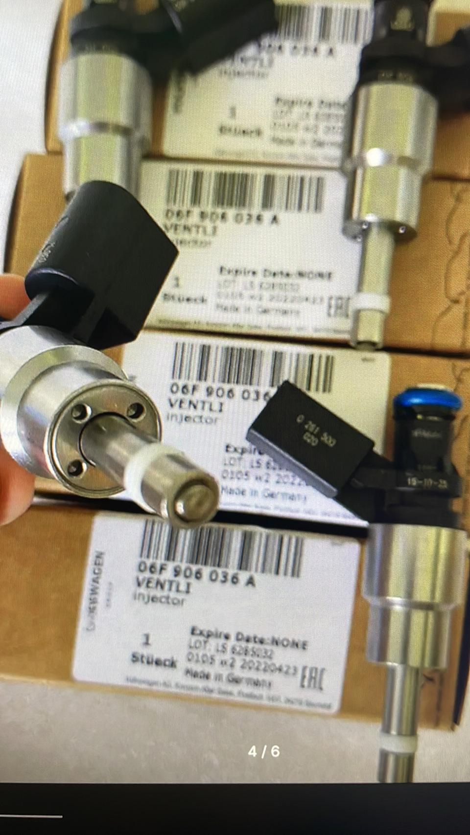 06F906036A Форсунка бензиновая электрическая VAG | Запчасти на DRIVE2