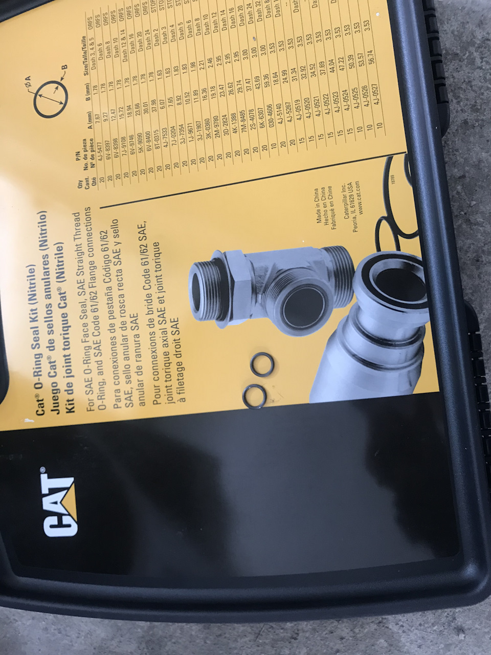 3D2824 Уплотнительное кольцо CAT 3116 CTP | Запчасти на DRIVE2