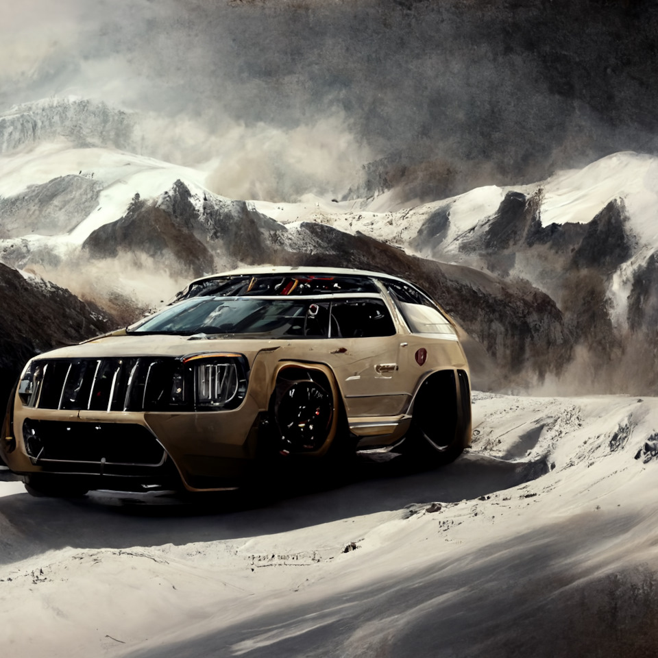 SRT и нейросети — Jeep Grand Cherokee SRT-8 (WK2), 6,4 л, 2021 года ...