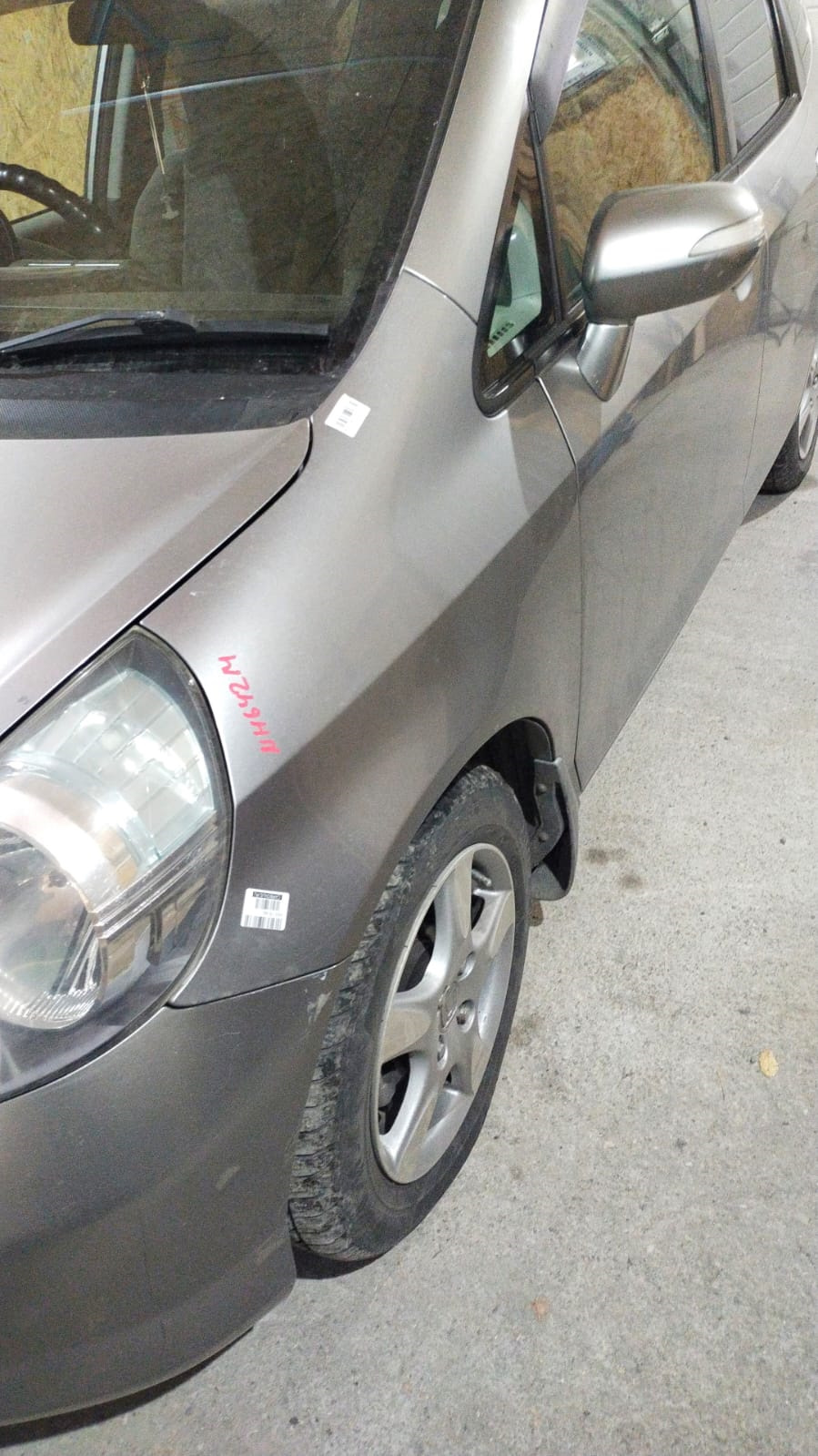 Замена крыла. — Honda Fit (1G), 1,3 л, 2006 года | ДТП | DRIVE2