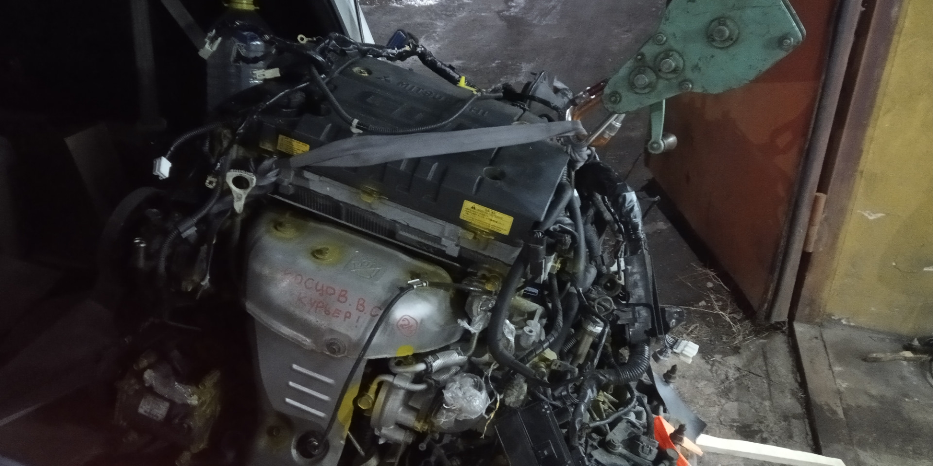 +Турбо табуретка, Свап 4G15 GDI в 4G93T GDI, начало. — Mitsubishi Dingo ...