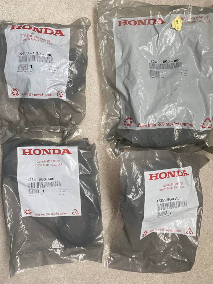 Комплект прокладок двигателя Honda 3,5 на Acura TLX (1G). | 150 $ в ...