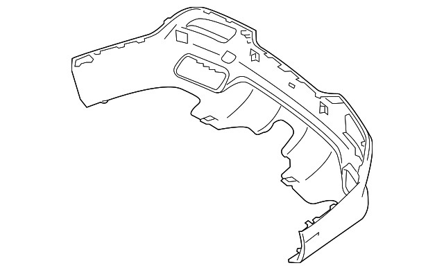 A2928851525 Панель бампера заднего Mercedes | Запчасти на DRIVE2